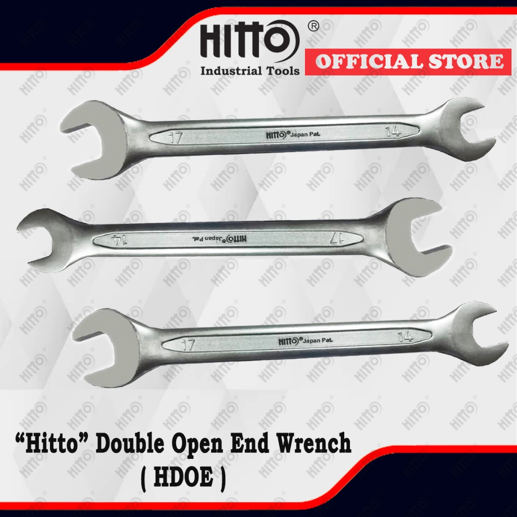 [ HITTO ] Loose Piece Double Open Wrench 8mm - 24mm / SPANNER NUT ...