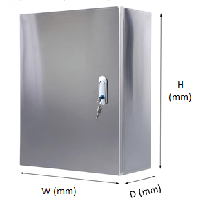 IP44 SS304 enclosure weatherproof enclosure metal clad wall mount box ...