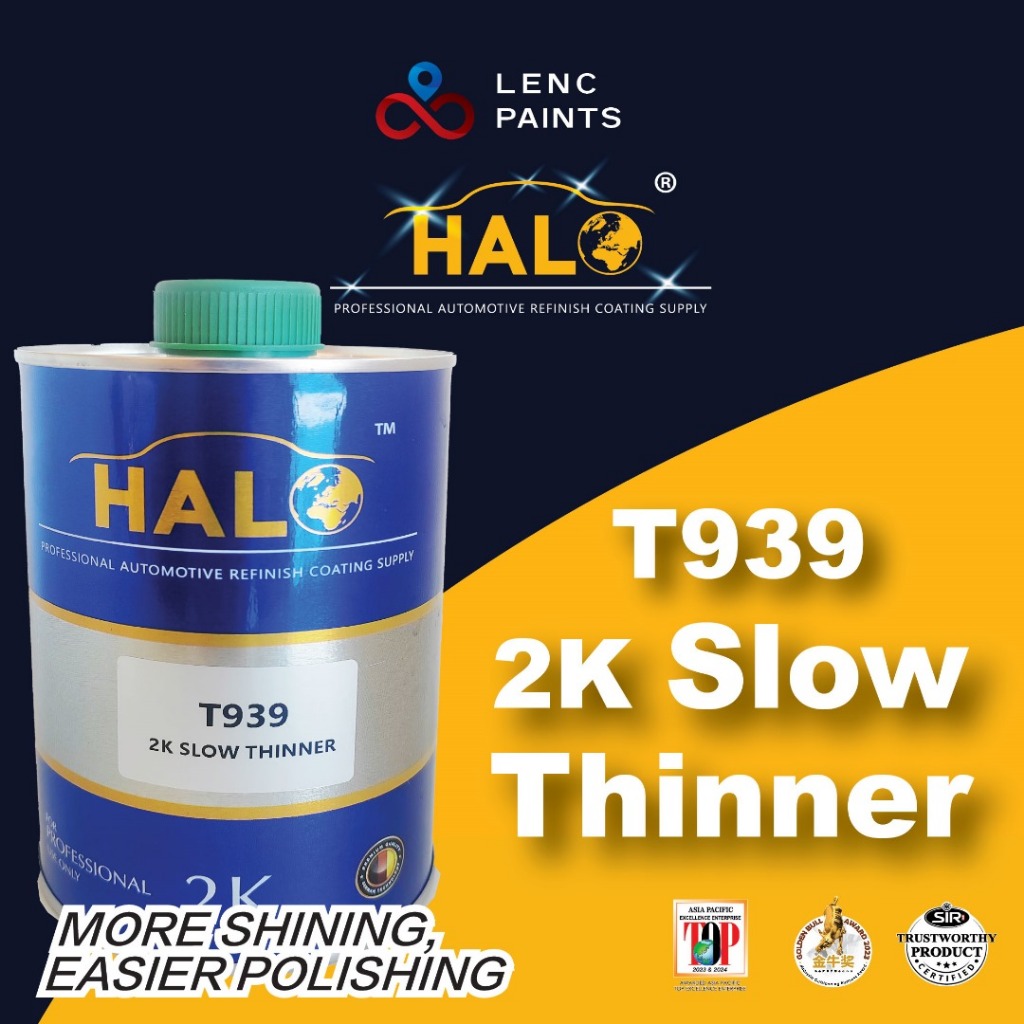HALO 2K EXTRA SLOW THINNER T939 (1L) | Shopee Malaysia