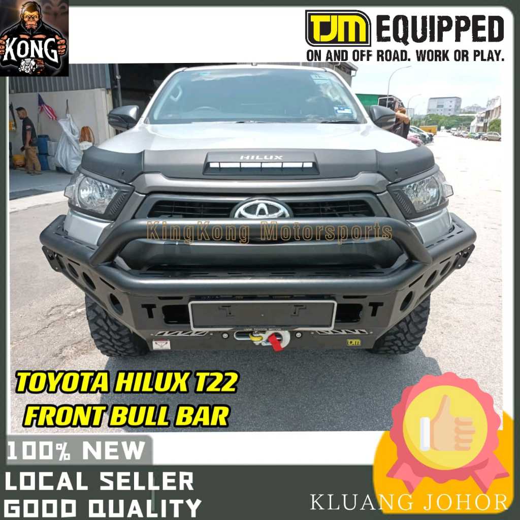 ORIGINAL TJM TOYOTA HILUX REVO ROCCO ROGUE T22 FRONT BULL BAR HEAVY ...