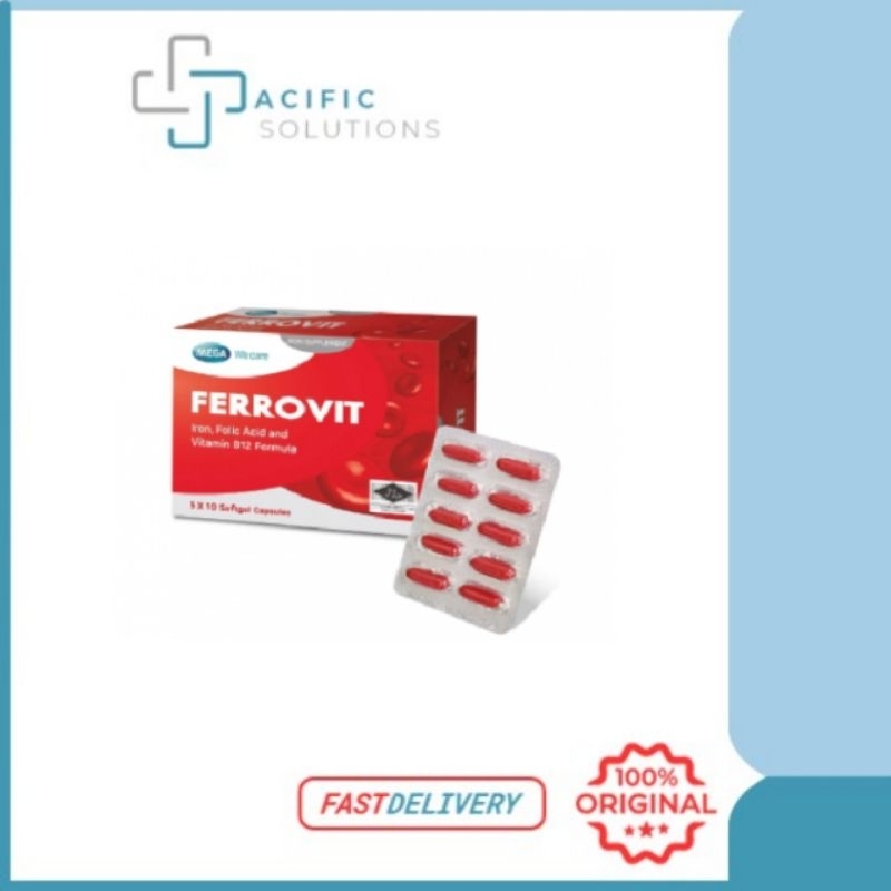 MEGA Ferrovit 50's ORIGINAL WITH BOX (Expiry: 04 May 2024) | Shopee ...