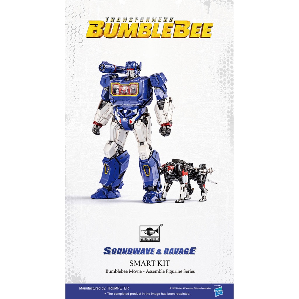 TRUMPETER Transformers Movie Bumblebee Soundwave & Ravage Smart Kit ...