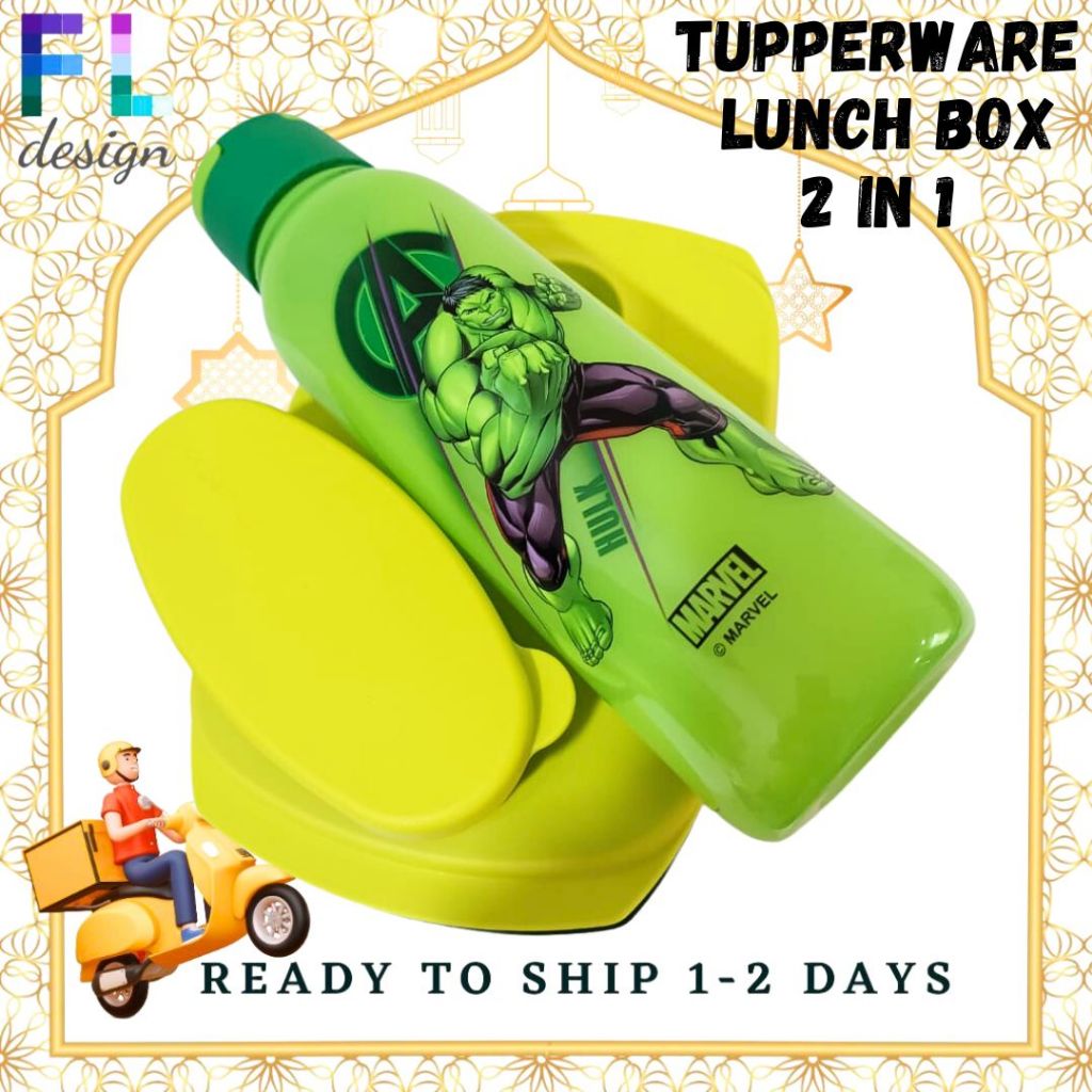 🎁 Hadiah Tupperware🎁Wish card 🎁Tupperware kids bottle Marvel Eco Bottle ...