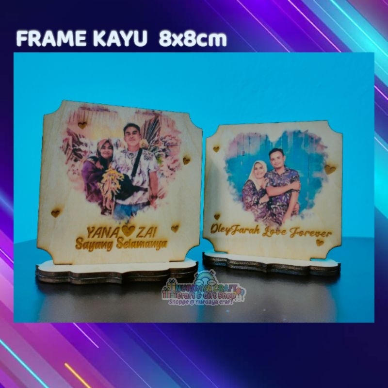 FRAME KAYU BERGAMBAR | Shopee Malaysia