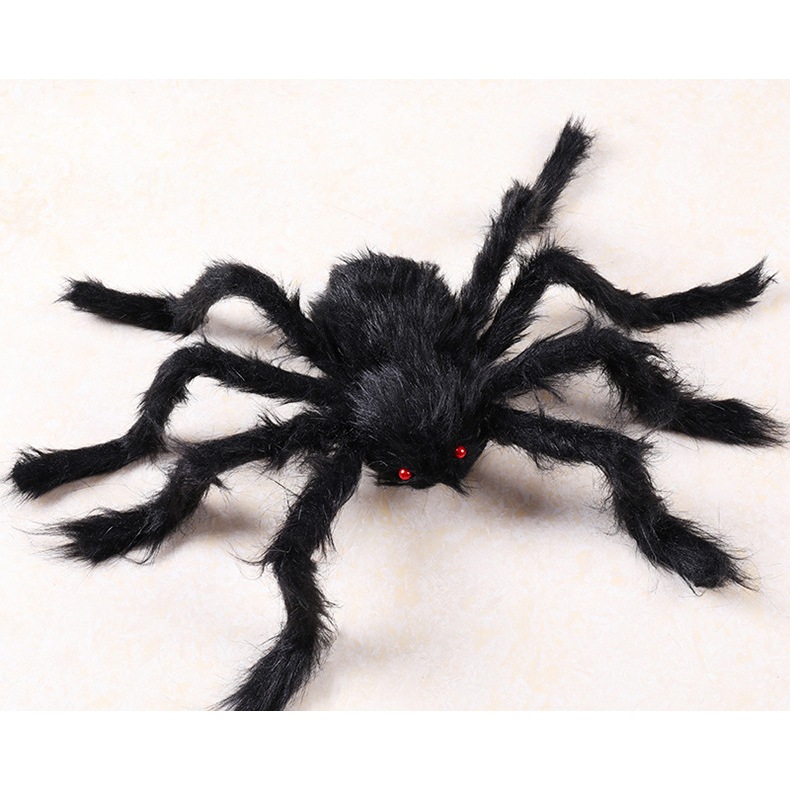 Labah Labah Besar Halloween Spiders Large Spider Decoration 30cm 50cm ...