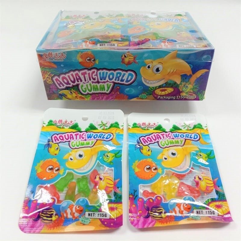20 Pcs Deer Dada Aquatic World Gummy Soft Candy HALAL (LOCAL READY ...