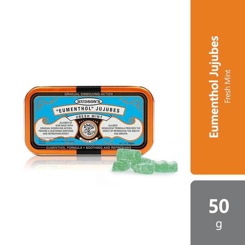 [LOWEST PRICE GUARANTEE] HUDSON'S EUMENTHOL JUJUBES (FRESH MINT / HONEY ...