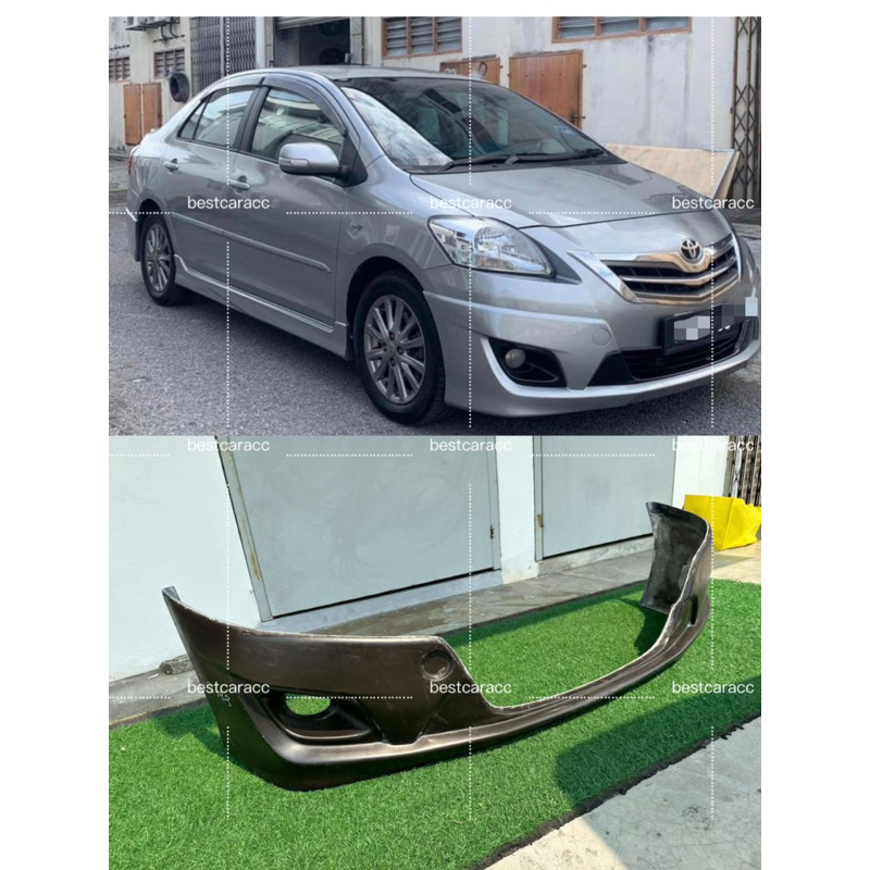 Toyota Vios 2008 FRONT SKIRT G Limited Bodykit Fiber | Shopee Malaysia