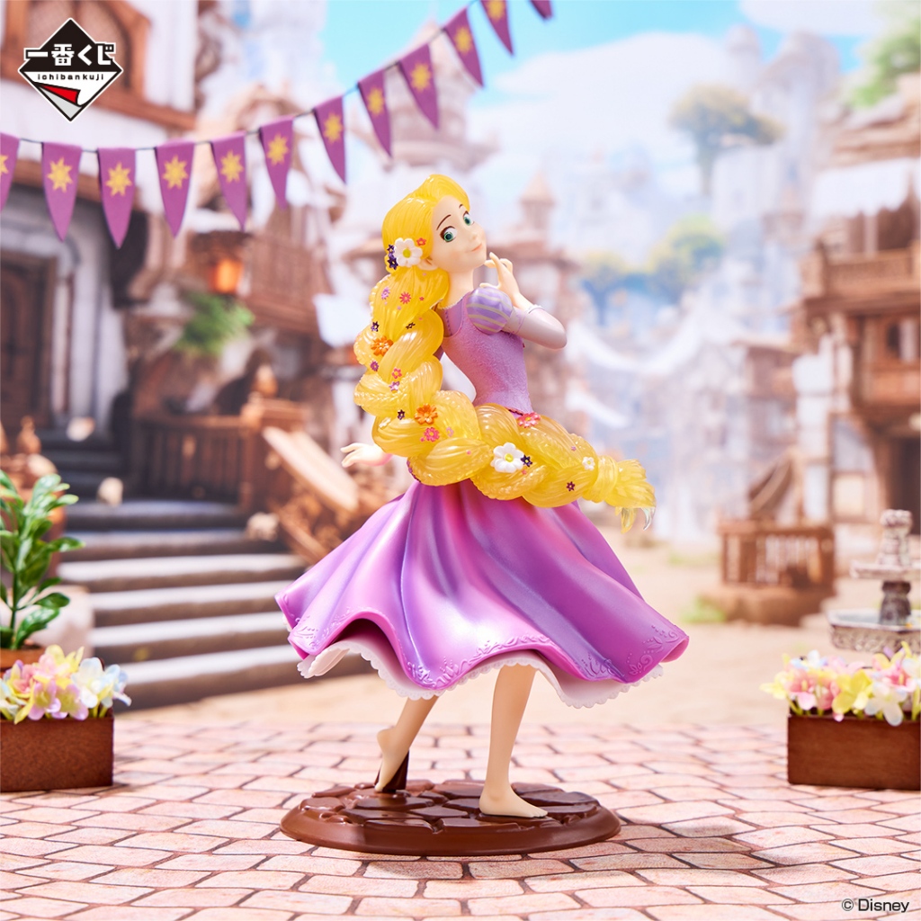 BANDAI Disney Princess Tangled Rapunzel Figure Ichiban kuji A Prize ...