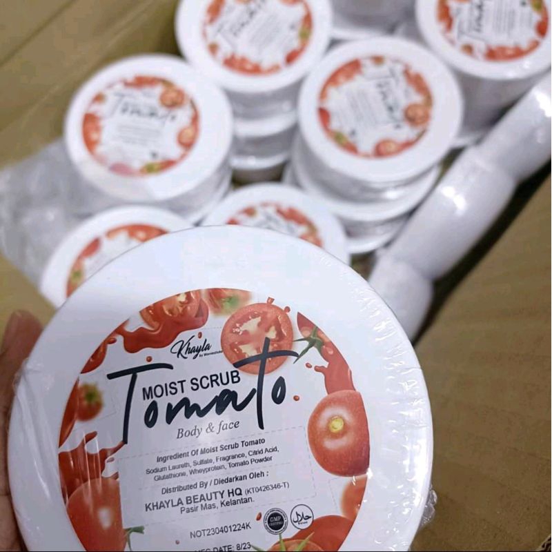 SCRUB TOMATO by KHAYLA BEAUTY | Shopee Malaysia