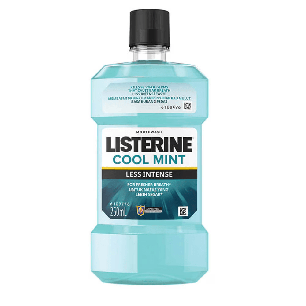 LISTERINE Cool Mint Less Intense 250ml | Shopee Malaysia