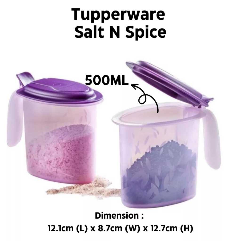 Tupperware Salt N Spice 500ml (1 pcs) | Shopee Malaysia