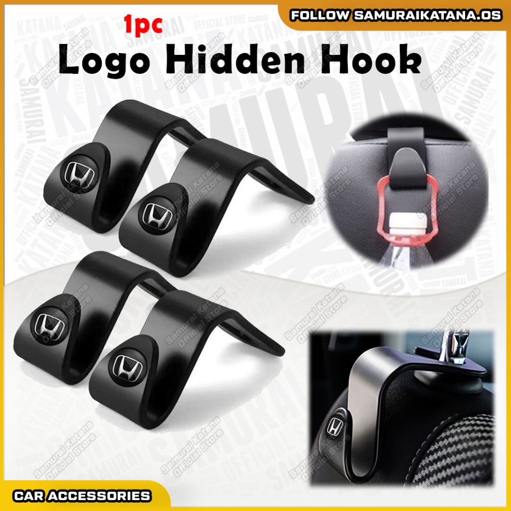 Car Logo Hidden Hook Logo Car Seat Hook Multi-Function Up to 20kg ...