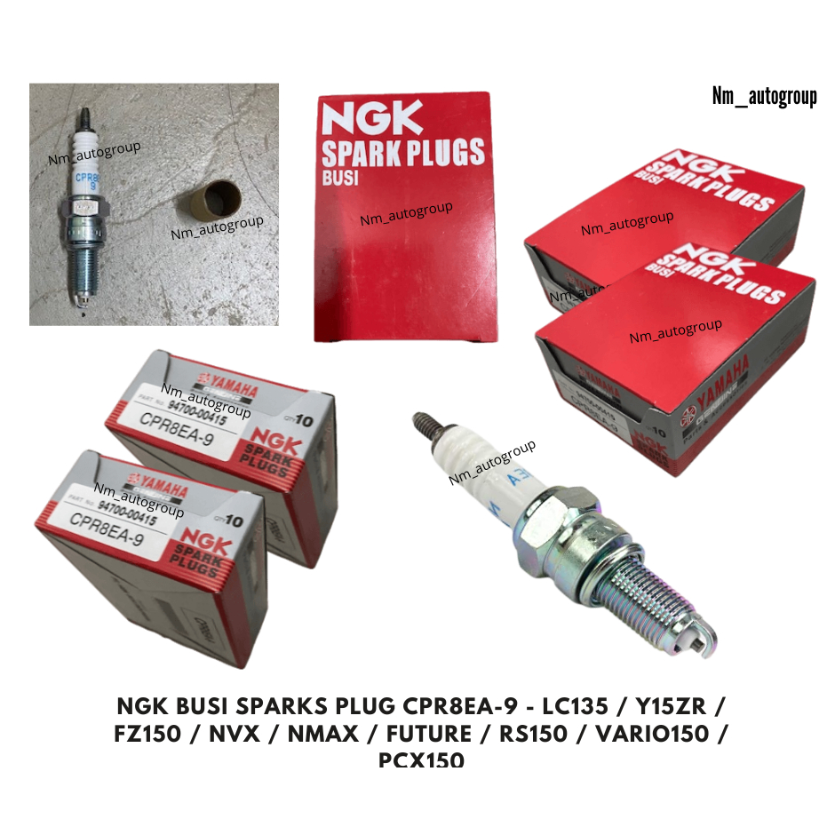 NGK ORI Japan Iridium Busi Spark Plug CPR8EA-9 set -LC135/Y15 /FZ/ NVX ...