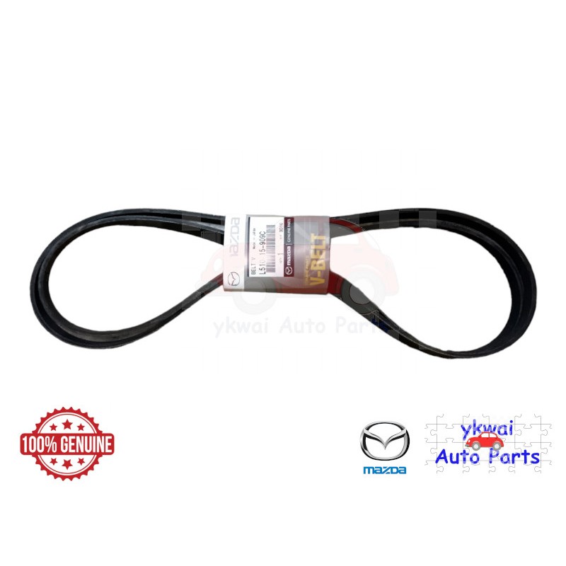 Genuine Mazda Fan Belt for Mazda 3 BL 2.3 (2009)/Mazda 6 GH 2.5 (2008 ...