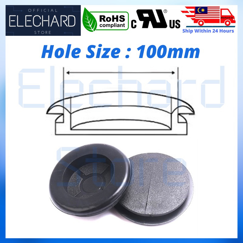 1Pc 10mm-100mm High Quality Rubber Grommet Panel Hole Cover Cable Wire ...
