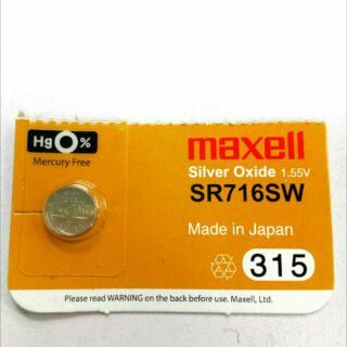 ORIGINAL SONY / MAXELL BATTERY SR716SW 315 (JAPAN) | Shopee Malaysia