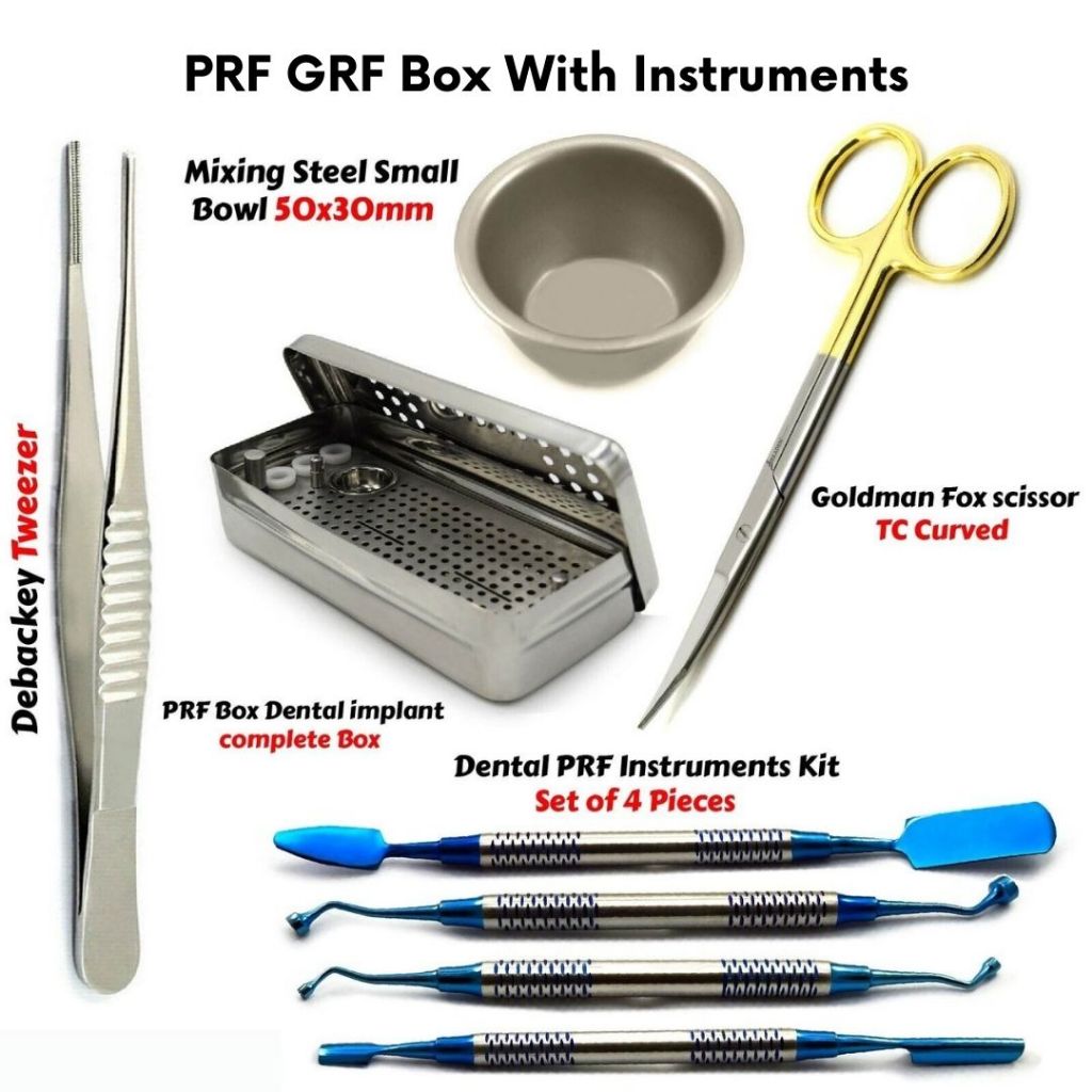 Dental PRF Box GRF System Platelet Rich Fibrin Set Implant Surgery Membrane Kit Dental ...