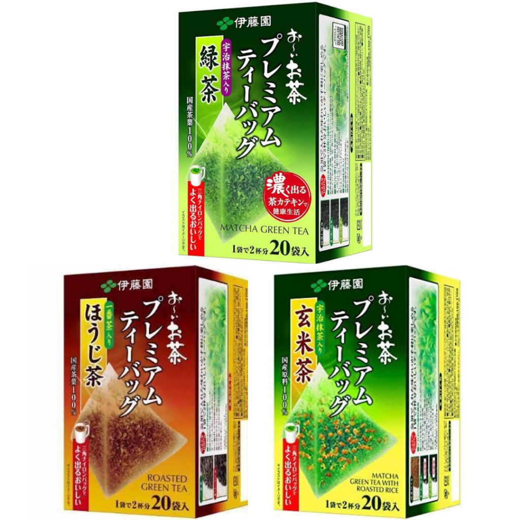 Itoen Premium Matcha Green Tea / Genmaicha with Roasted Rice / Hoji Cha ...