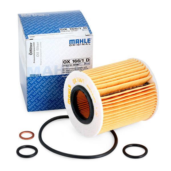 BMW MAHLE OIL FILTER OX166/1D E46/E87/E88/E90/E91/E92/X1 E84 (N42/N46 ...