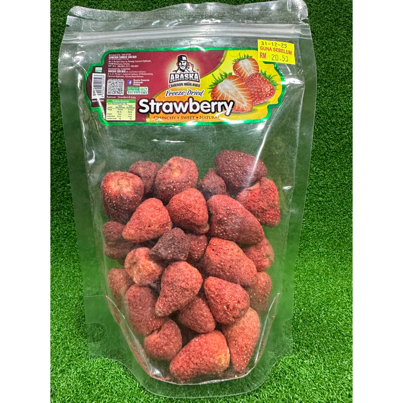 Araska Cameron Highlands Freeze Dry Strawberry🍓😋Halal | Shopee Malaysia