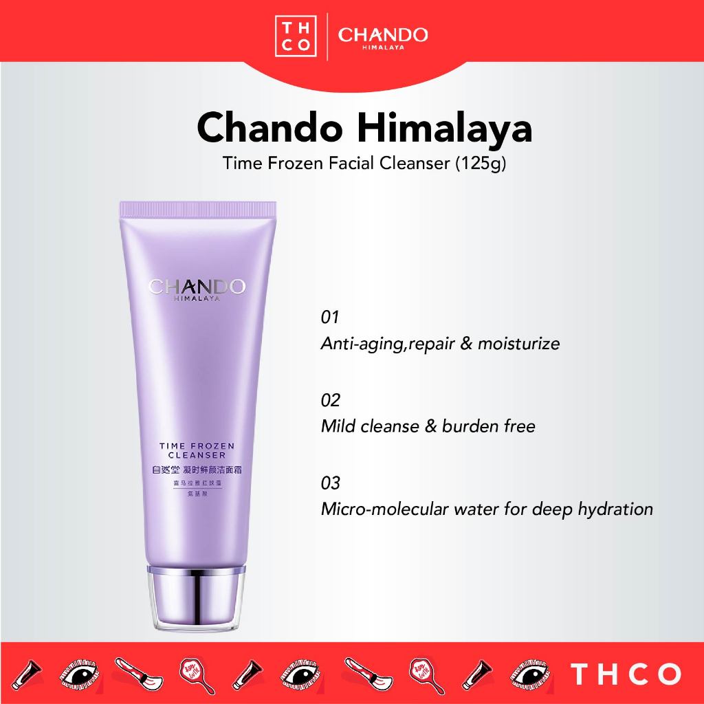 CHANDO Himalaya Time Frozen Facial Cleanser (125g) 自然堂凝时鲜颜肌活氨基酸洁面霜 ...