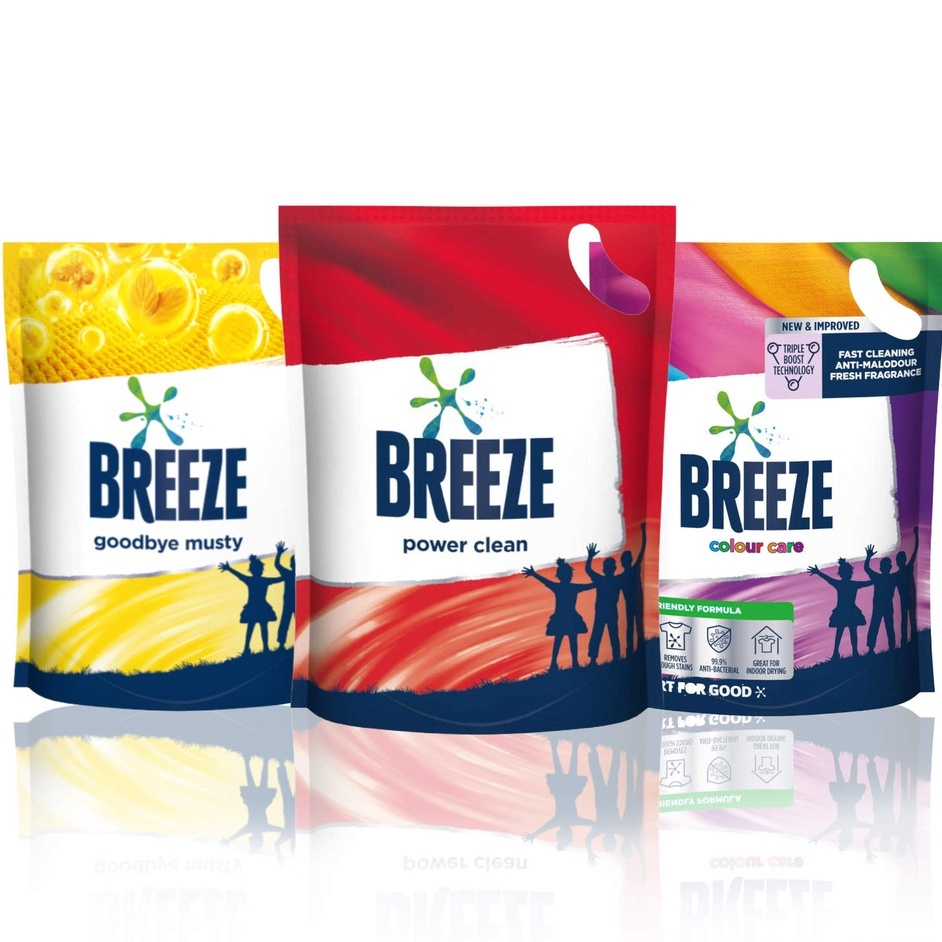 Breeze Detergent Liquid Refill Power Clean 3.2kg | Shopee Malaysia