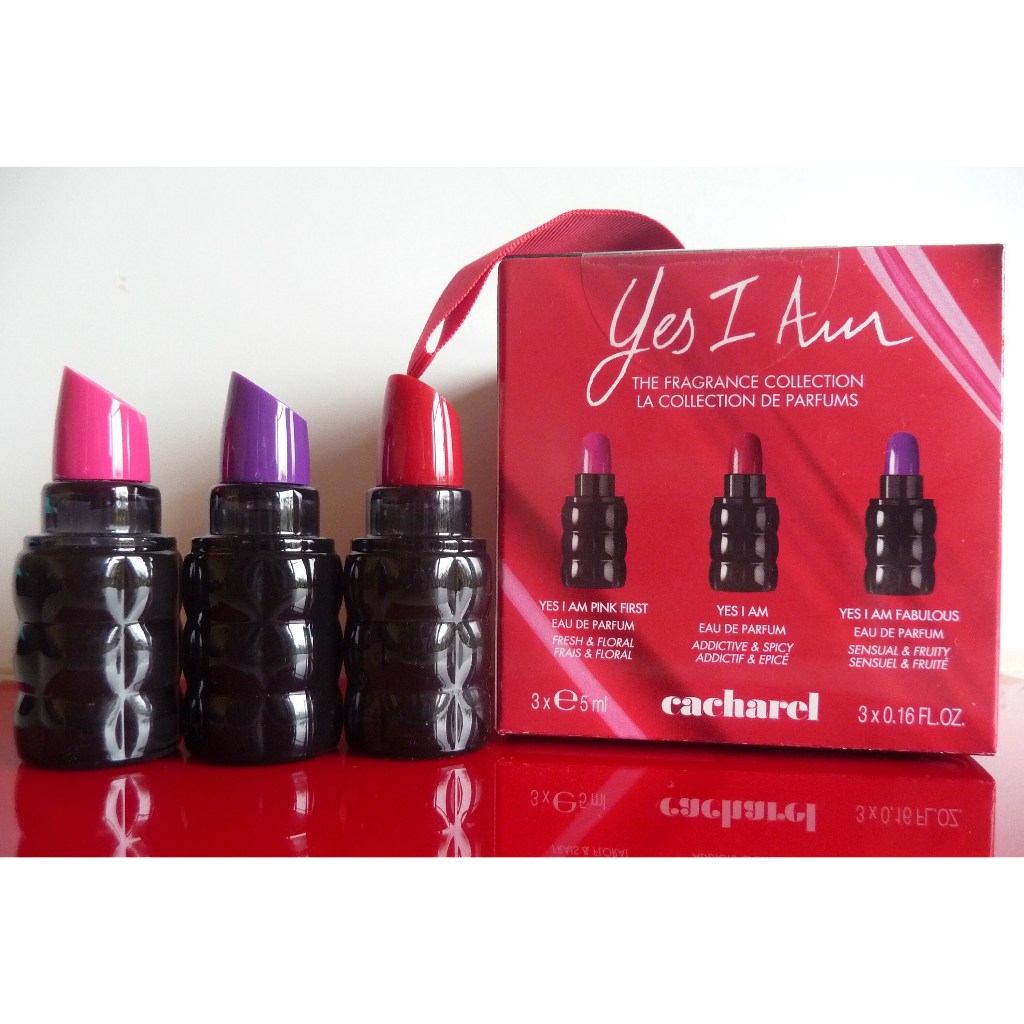 Cacharel Yes I am Glorious/Fabulous/EDP 5ml x 3pcs Perfume Miniature ...