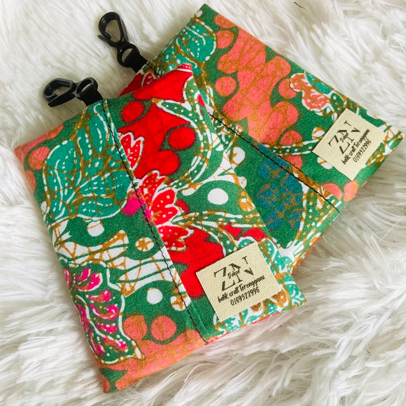 (READY STOK) pocket tissue batik /doorgift beg/ kraft batik ...