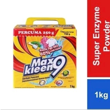 Max kleen 9 Super Enzyme Powder 1 kg super cleaner | Shopee Malaysia