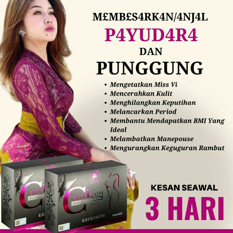 MONTOXX JAMU MODEN🔥 CURVELADY PLUS 100% ORIGINAL HQ🔥 | Shopee Malaysia