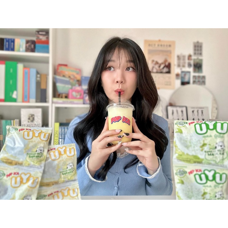 POP ICE KOREAN UYU 10 sachet DELICOUS!! | Shopee Malaysia