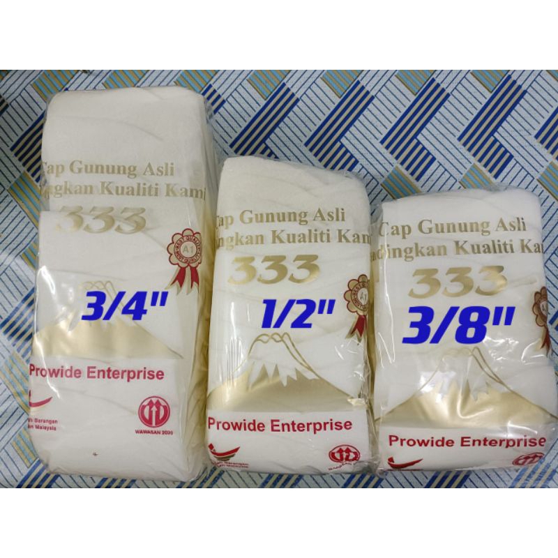 SPAN BAHU Cap GUNUNG ASLI 333 Siap Potong/Shoulder Pad （1 dozen ...