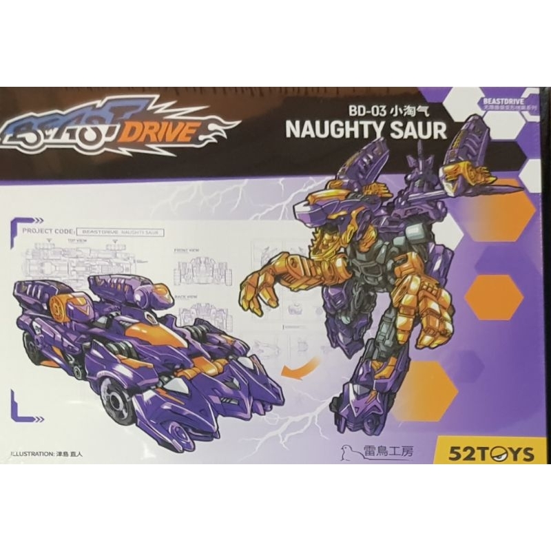 52Toys beast drive BeastDrive Naughty Saur bd 03 surprise corner ...