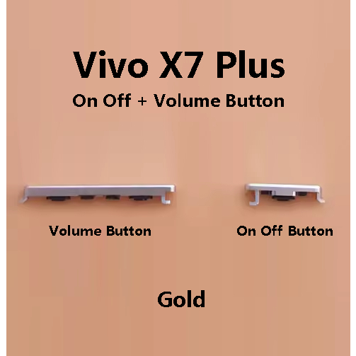 Vivo X7 Plus / X7P Power On Off + Volume Up Down Button Outer Key Switch Button OnOff For Repair ...