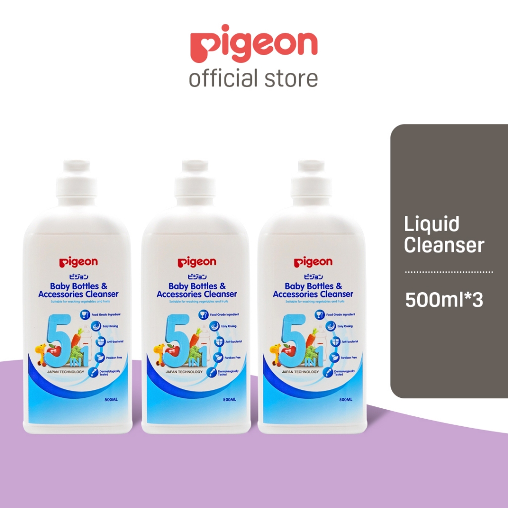 [COMBO] PIGEON Baby Bottles & Accessories Cleanser Bundle Set | Shopee ...