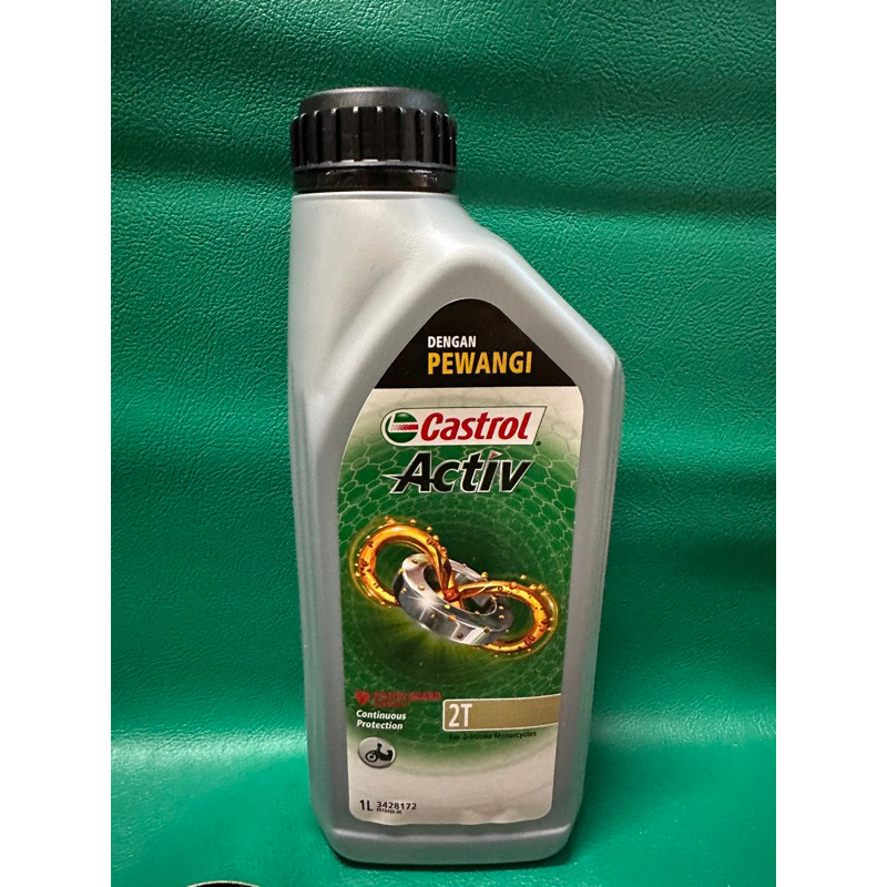 CASTROL ACTIV ESSENTIAL ACTIV POWER1 2T 100% ORIGINAL MINERAL SEMI ...