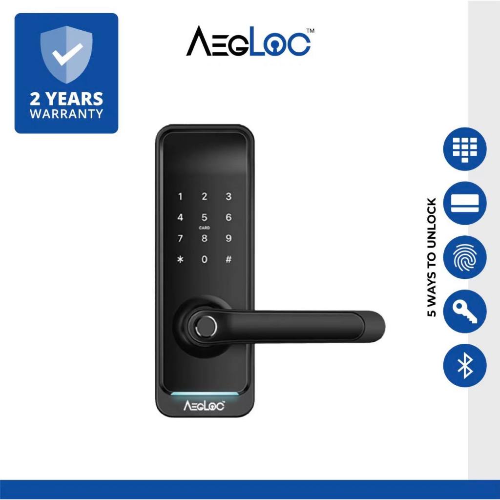 AEGLOC Smart Door Lock AEG-SDL-E300 / Digital Door Lock / Smart Lock ...