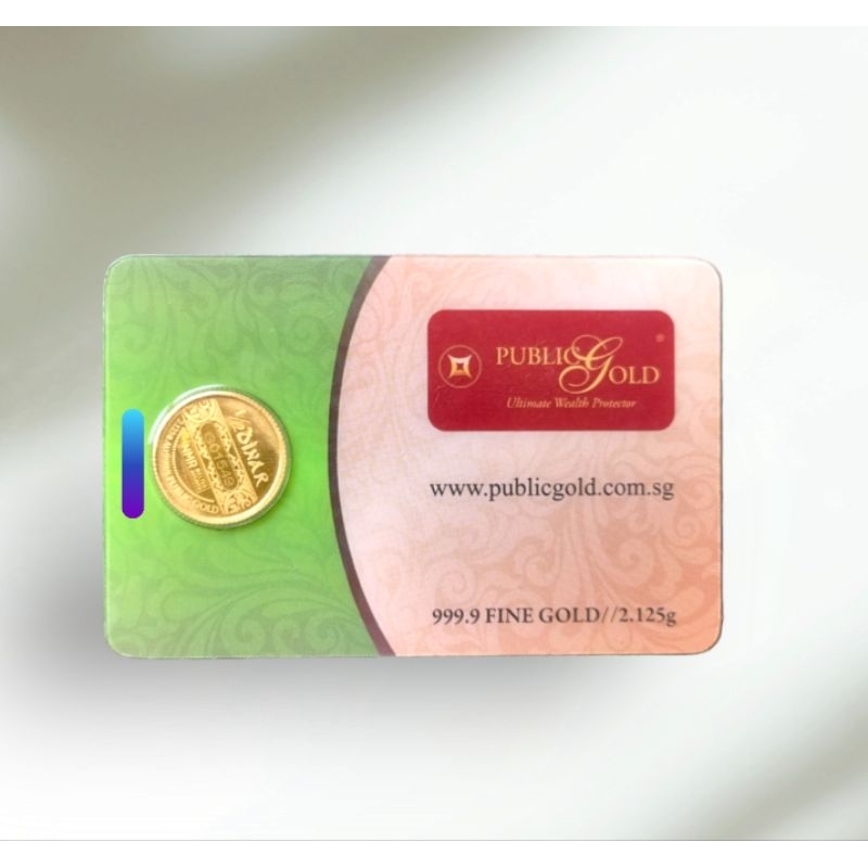 Public Gold 1/2 Dinar 999.9 LBMA (RARE) | Shopee Malaysia