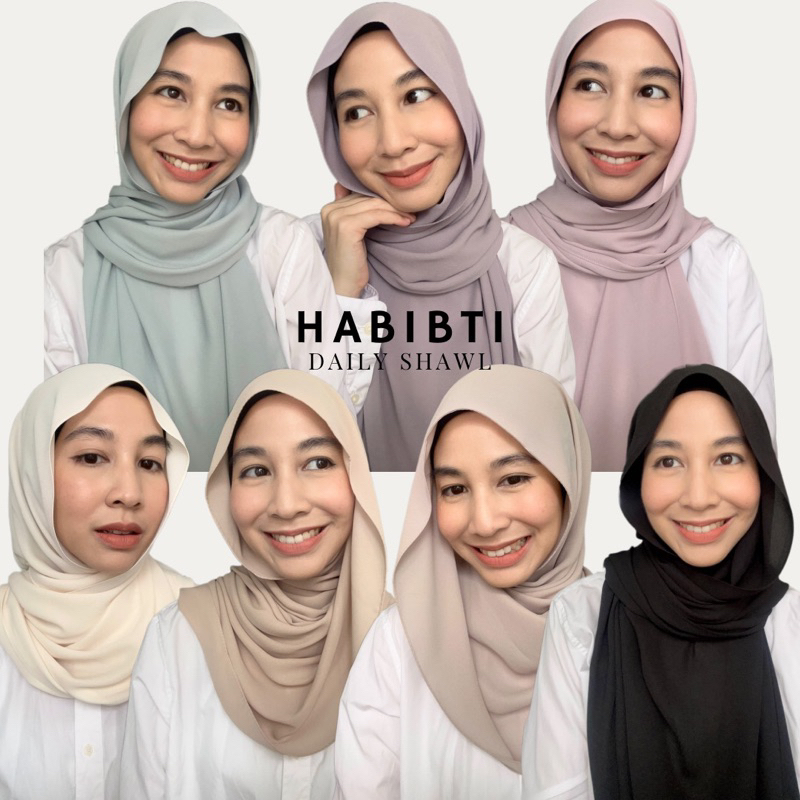 Habibti Daily Shawl (Baby seam) | Shopee Malaysia