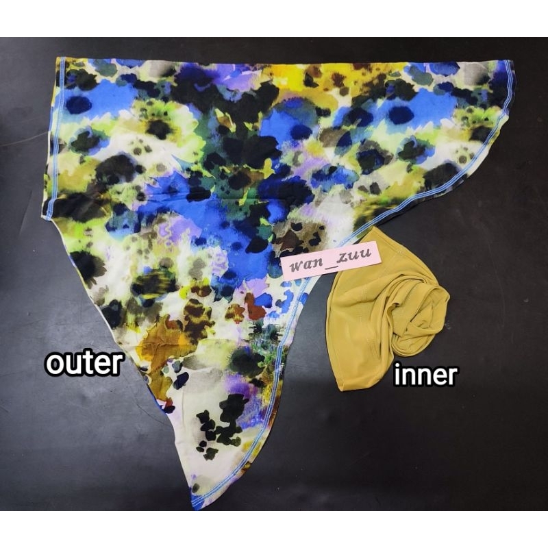 Tudung Syria 1 Set (Inner + Outer) | Shopee Malaysia