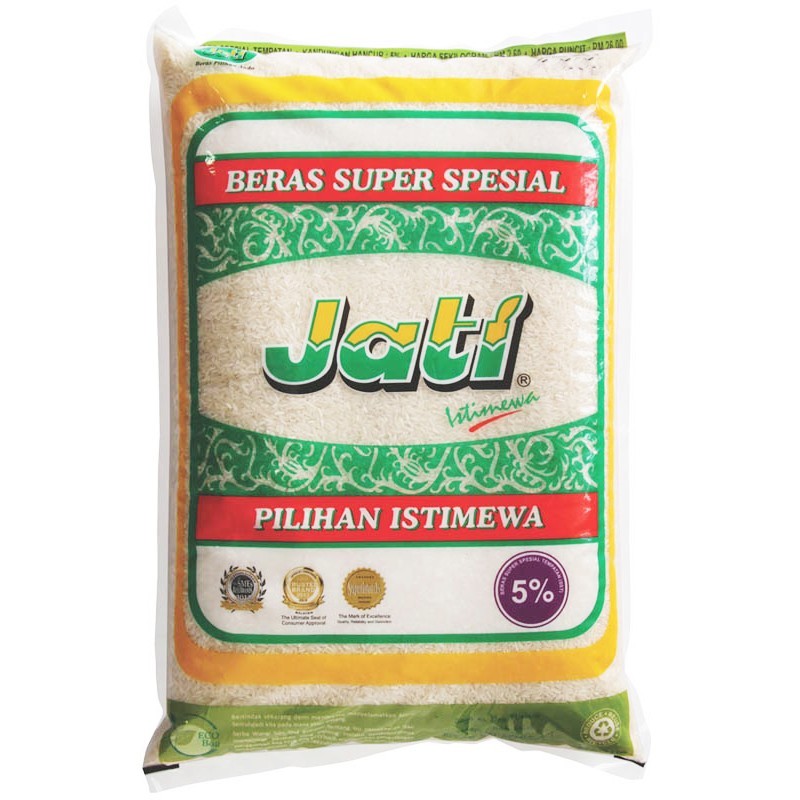 Jati Istimewa Rice / Super Spesial / Jati Beras Rebus (Parboiled ...