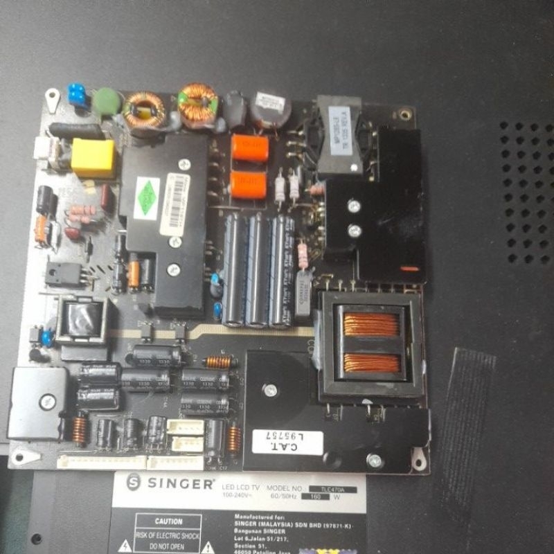 singer led tv model no :TLE470A POWER BOARD OK TEST | Shopee Malaysia