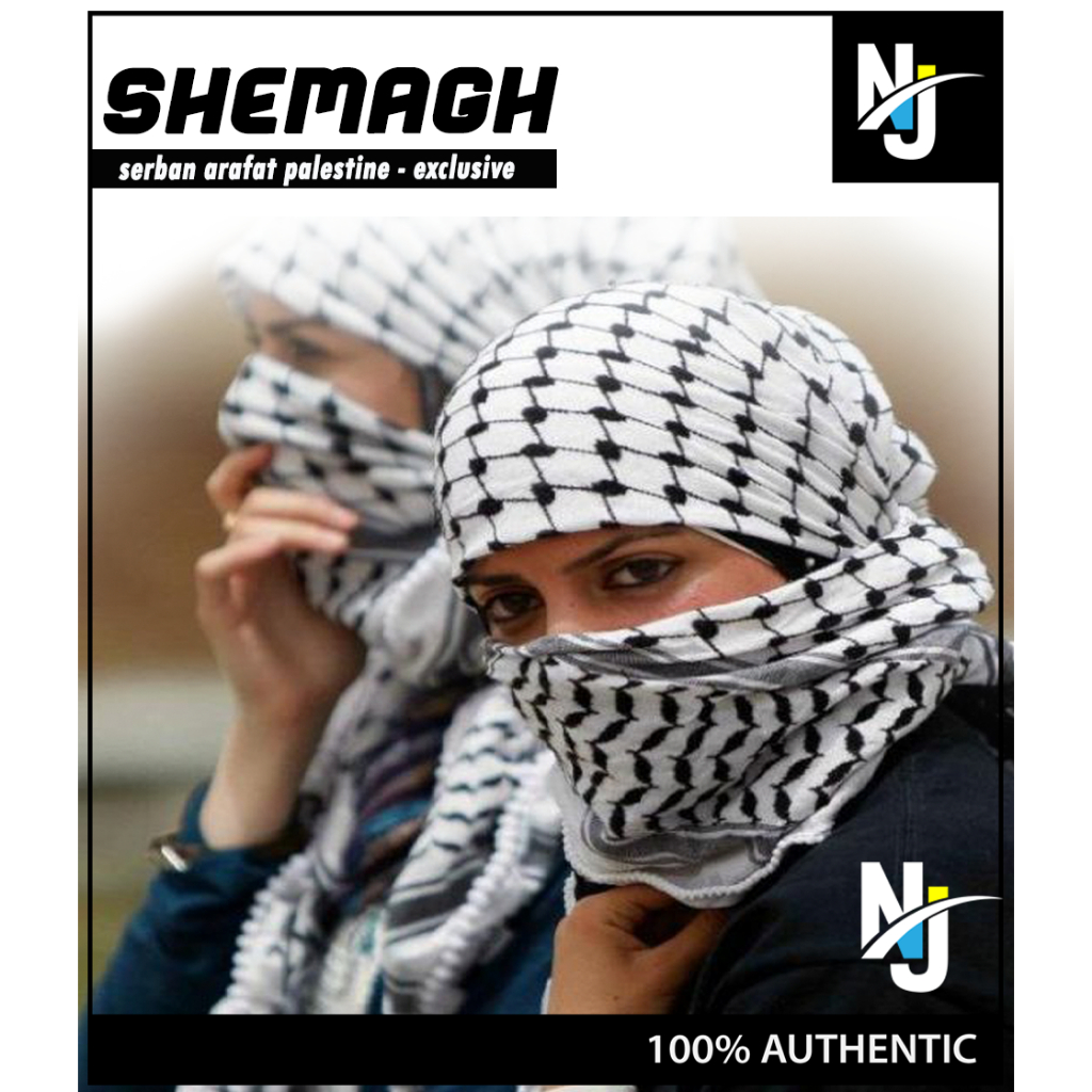 THE KEFFIYEH PALESTINIAN (SHEMAGH / SERBAN ARAFAT) - Traditional Scarf ...