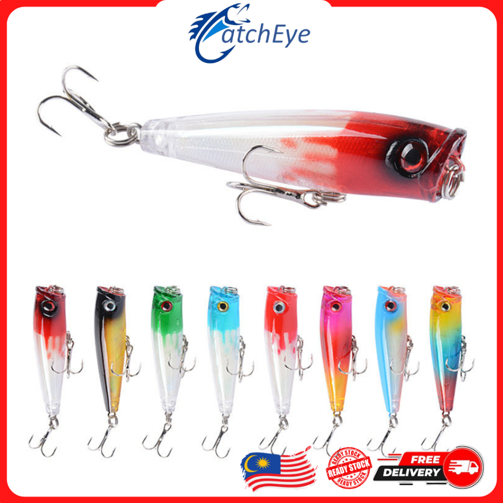 Gewang Mini Transparent Popper Topwater Fishing Lure Umpan popping ...