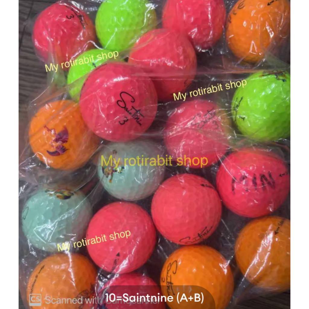 GOLF BALLS USED - Golf Bola Terpakai (Color A+ to B grade) SF Lady ...
