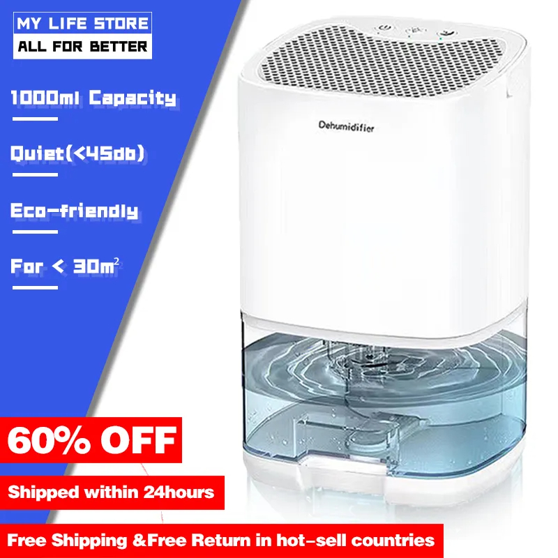 【Malaysia 3-PinPlug】XIAOMI 1000ML Portable Dehumidifier Moisture ...