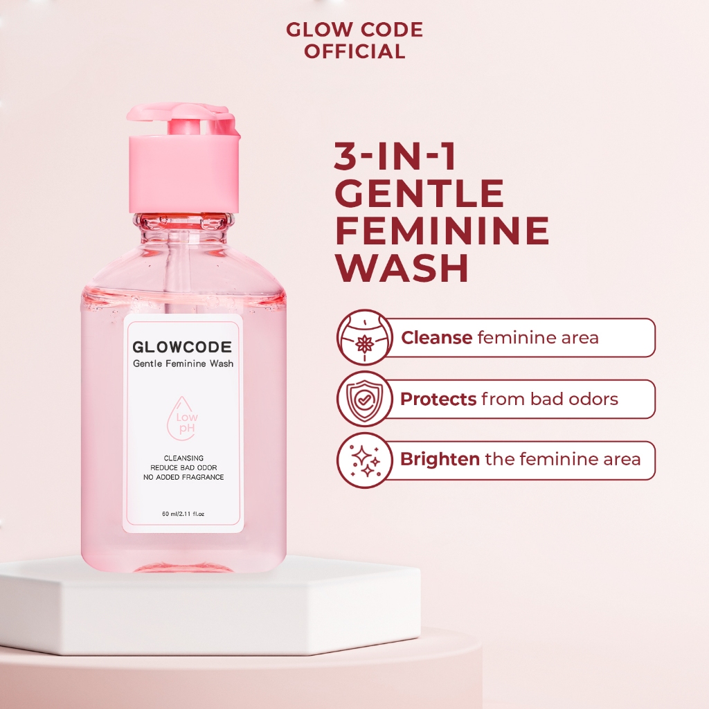 Glowcode Gentle Feminine Hygiene Cleanser for Miss V and Reduce Bad ...