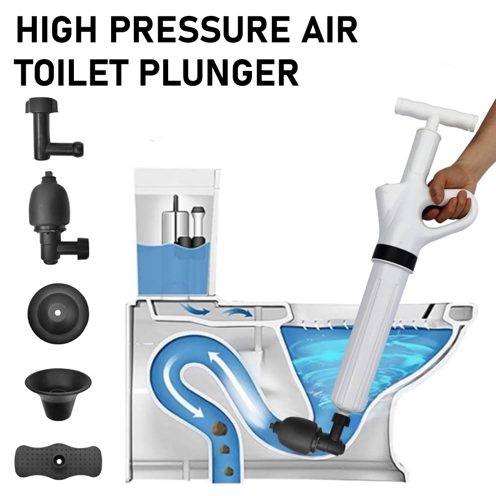 5 in 1 High Pressure Air Drain Toilet Kitchen Sink Pam Tandas Toilet ...