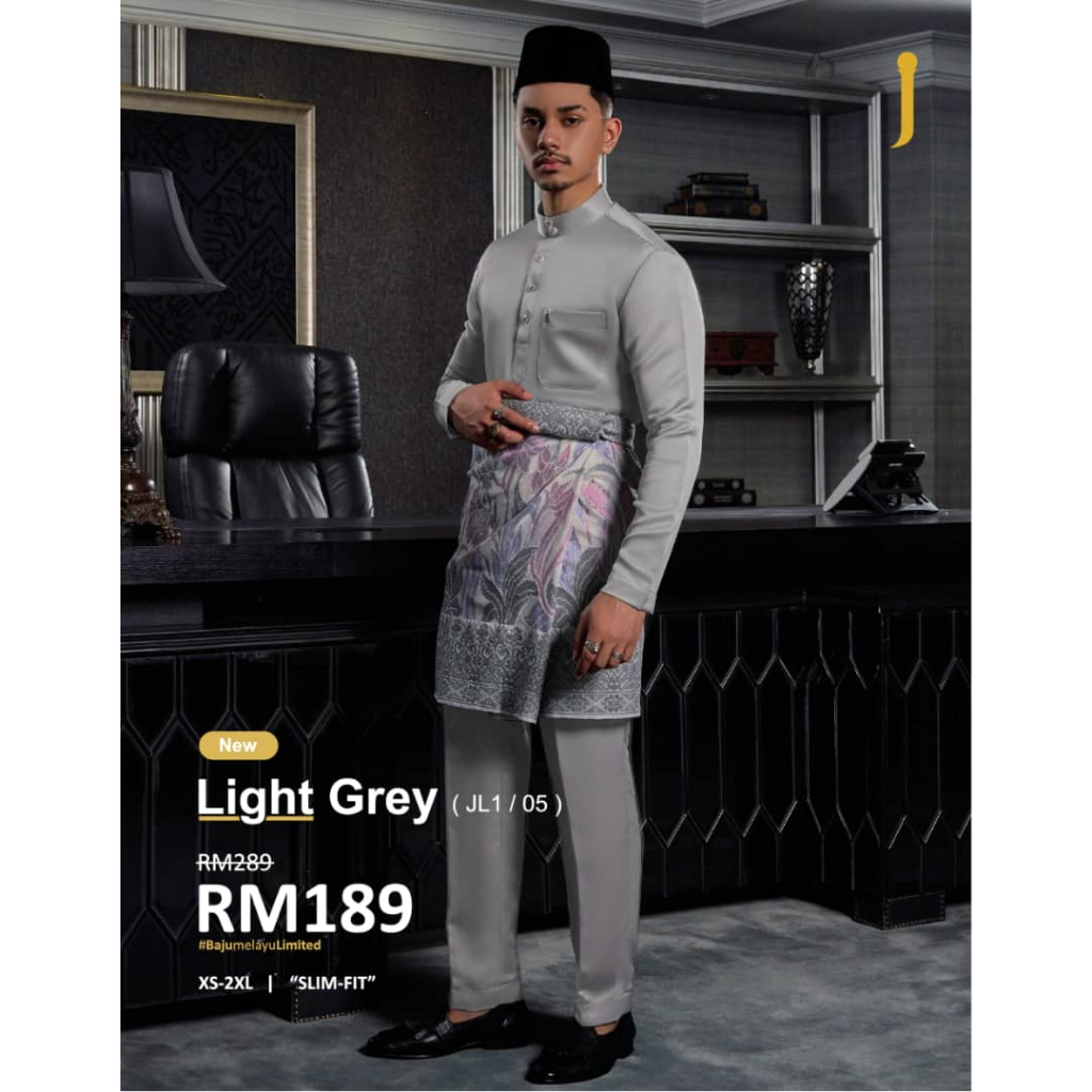 (SET BLACK) JAKEL LIMITED Baju Melayu Jakel Asad Motawh by JAKEL Cekak ...